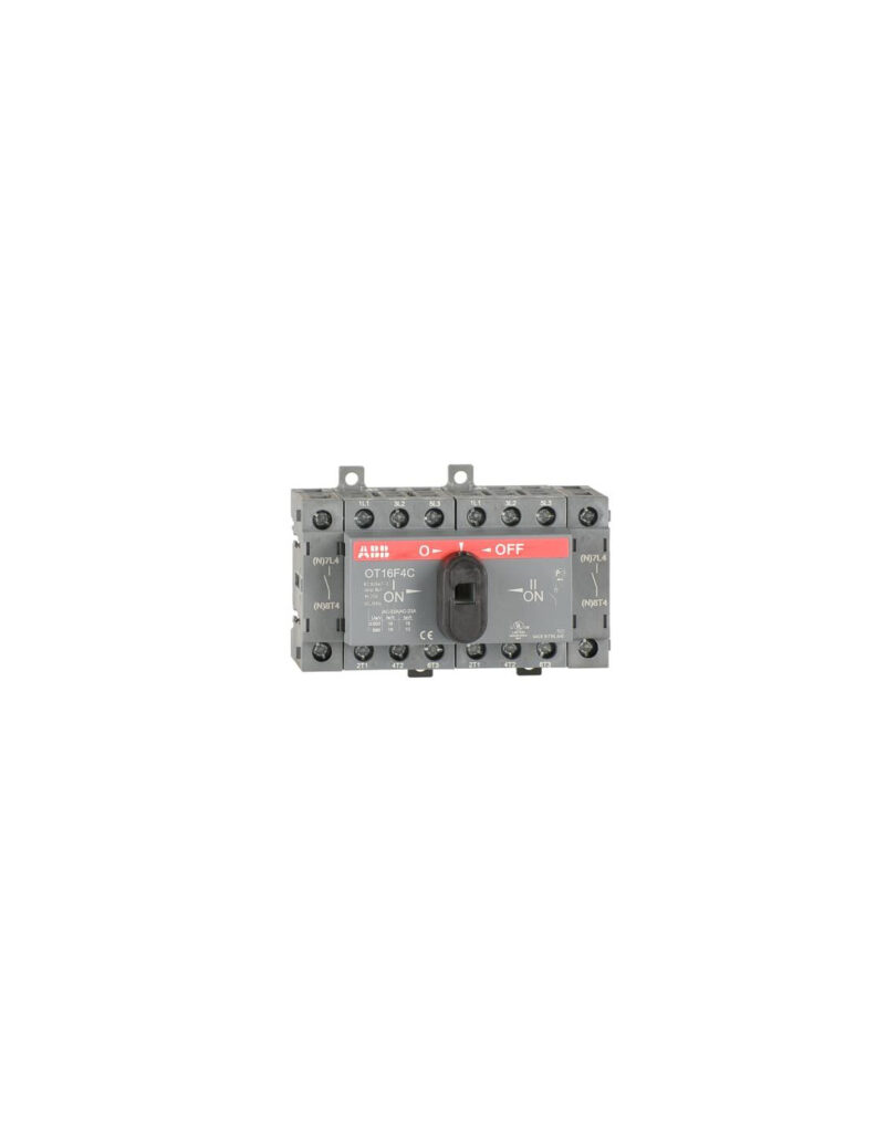 Inverseur de source manuel OT / 4 Pôles ABB - 16A - montage fond d ...