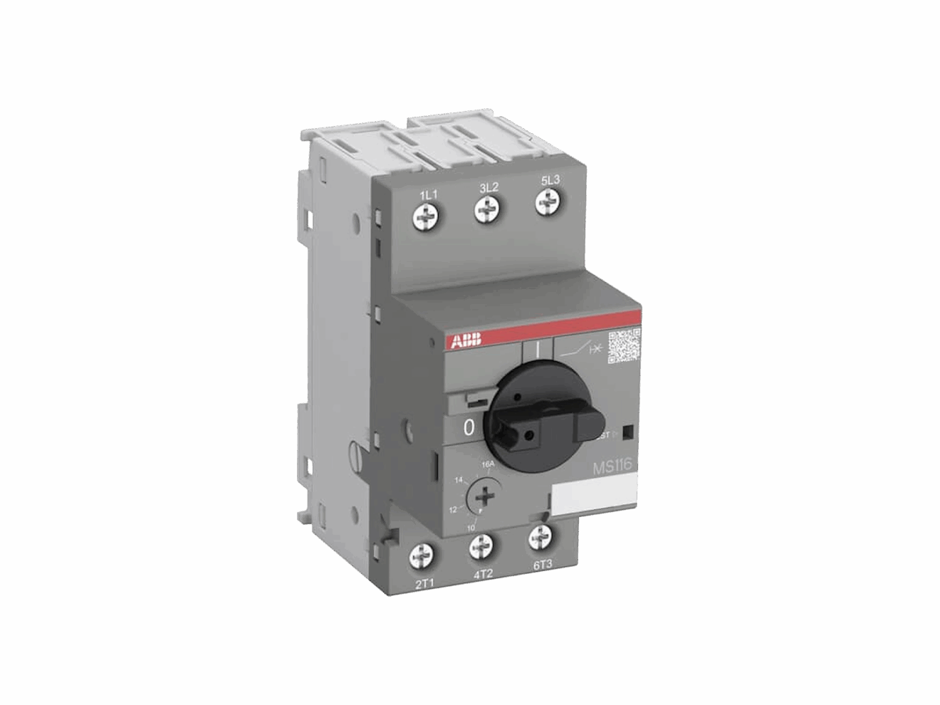 Disjoncteur moteur ABB - MS116 - 6,3/10 A - 4 kW - 50 kA | REF ...